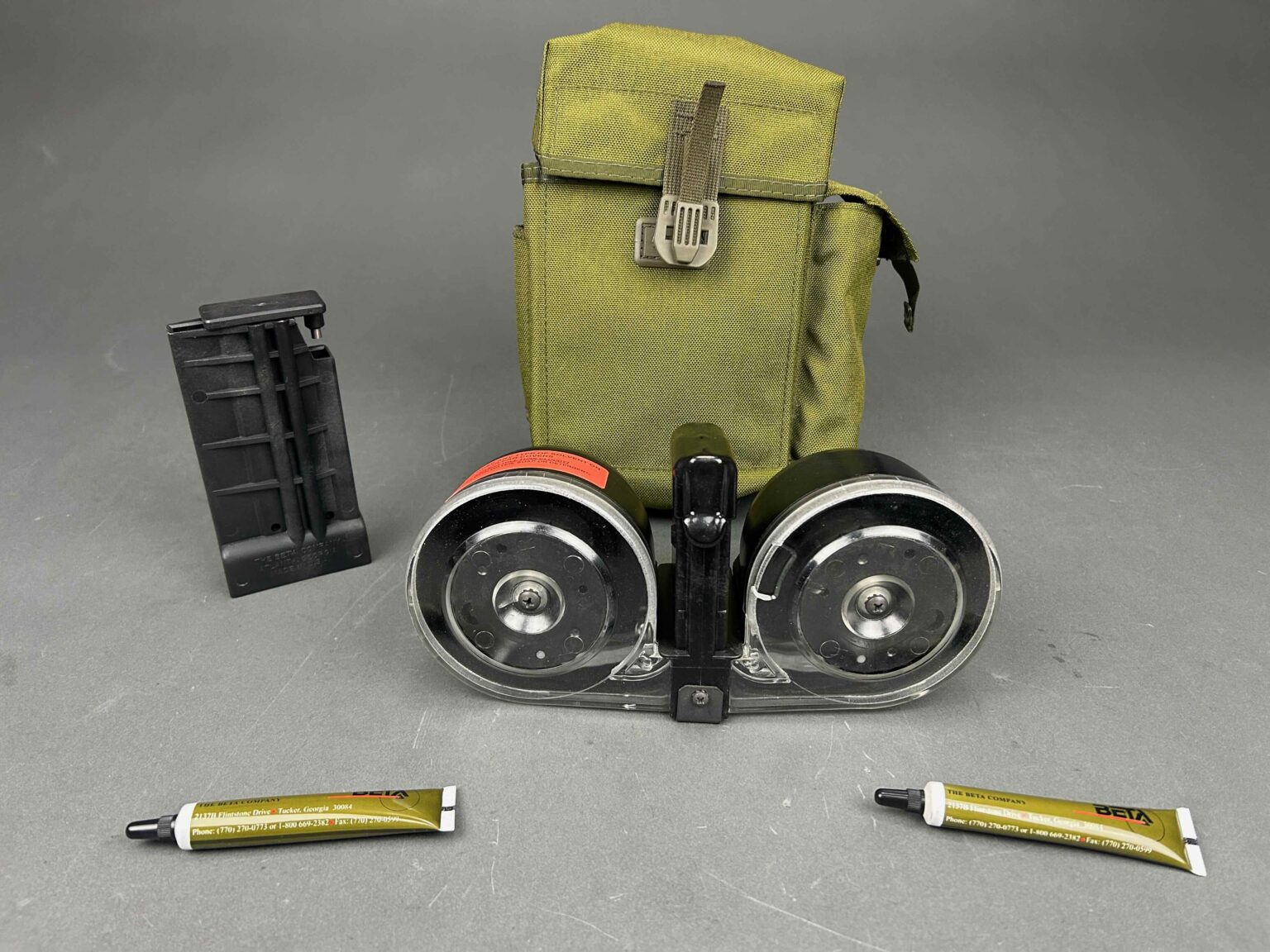Beta-C 100-Round AR-15 / M16 Drum Magazine with OD Green Case – Gun Geeks