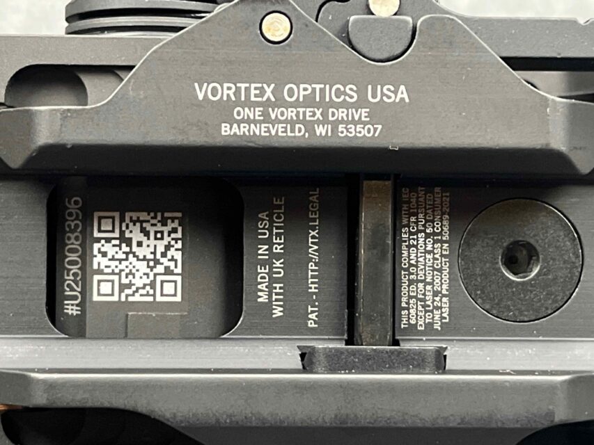 Vortex AMG UH-1 Gen II EBR-CQB reticle holographic sight black NIB ...