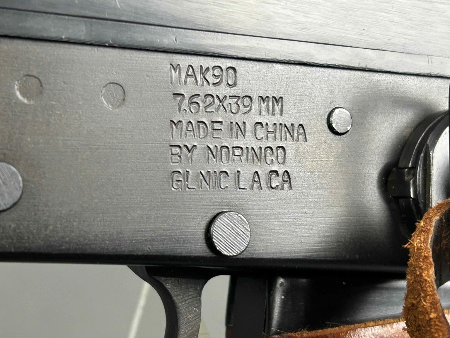 Chinese Norinco Glinc Mak-90 underfolder AK47 7.62×39 blue bolt – Gun Geeks