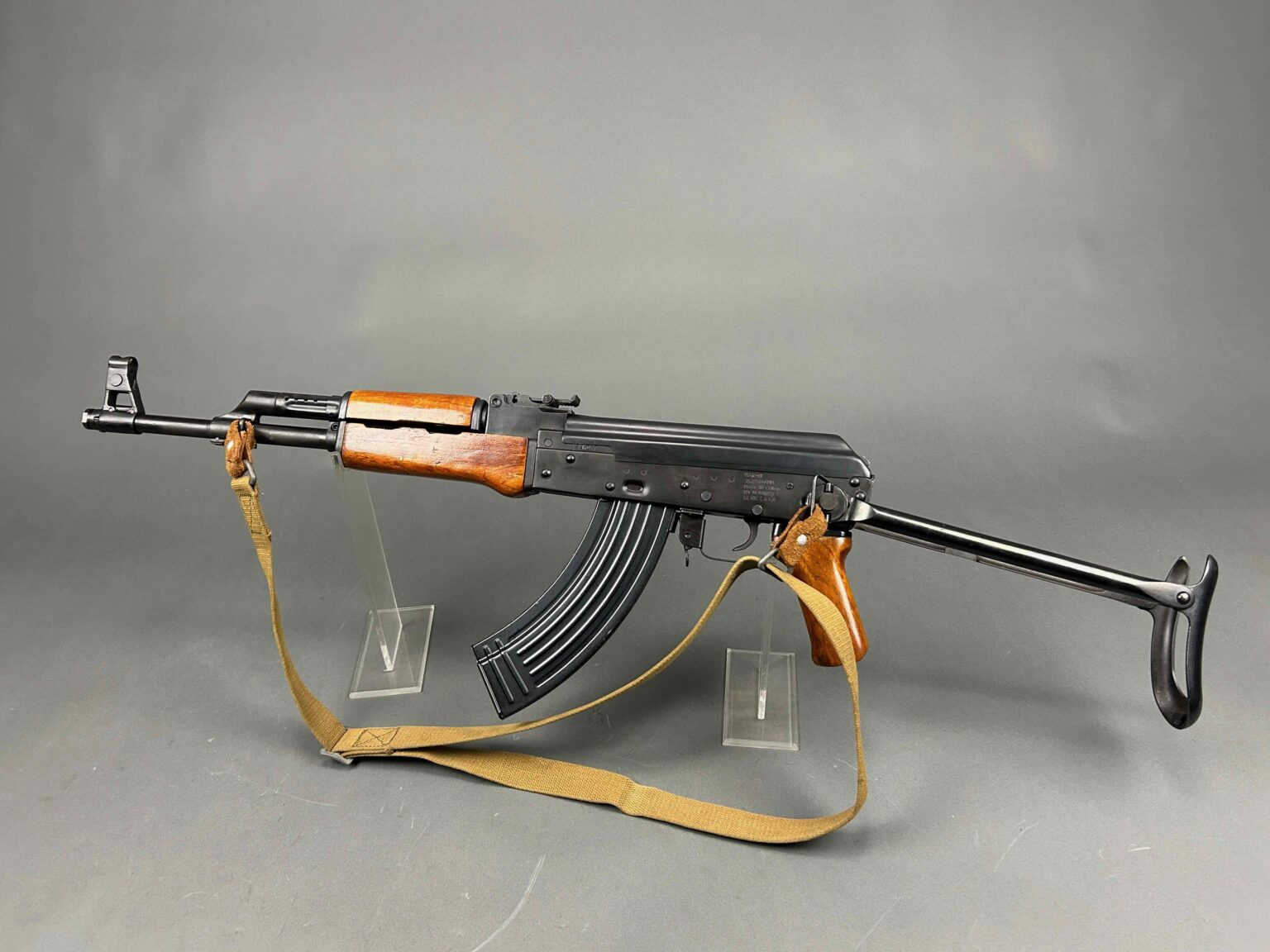 Chinese Norinco Glinc Mak-90 underfolder AK47 7.62×39 blue bolt – Gun Geeks